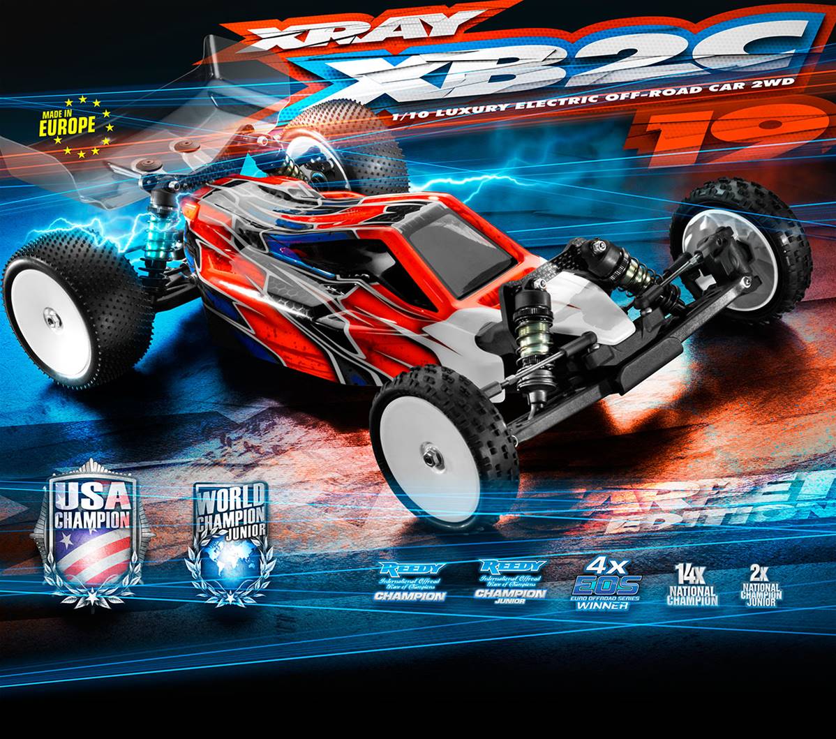 Kit XRAY XB2 TT 1/10 4x2 Carpet 2019